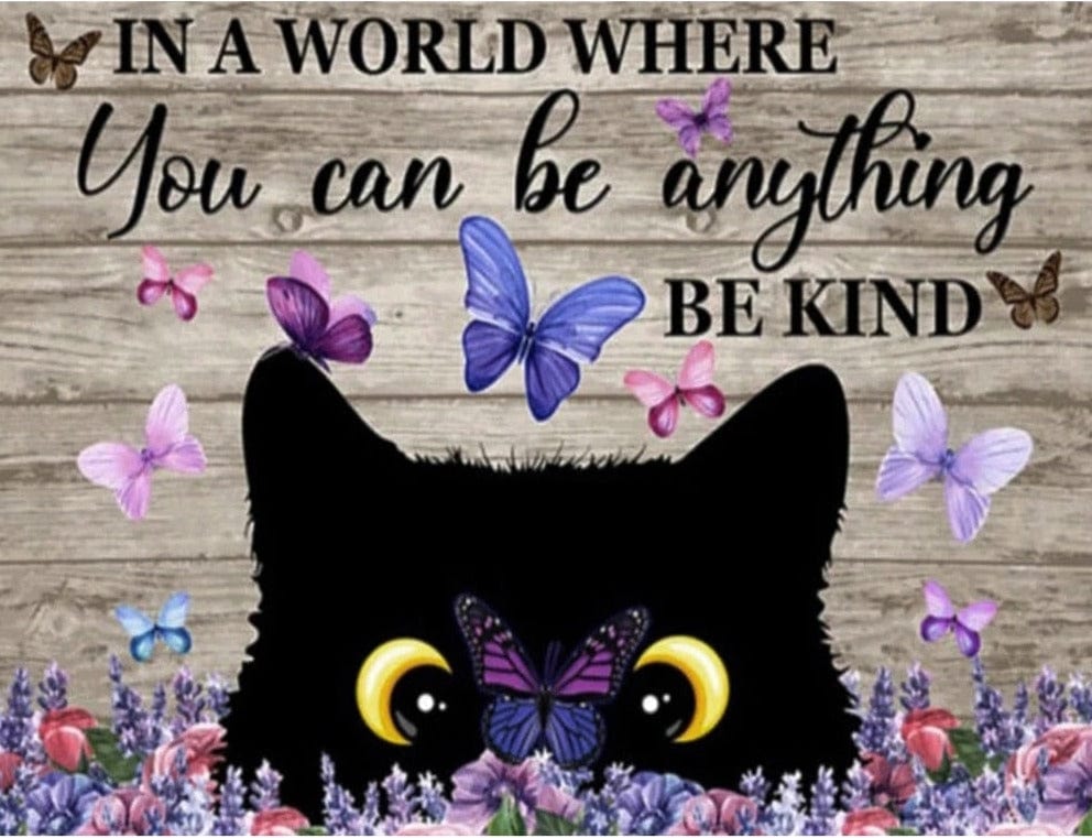 5D Diamond Painting Be Kind Message – Amazello